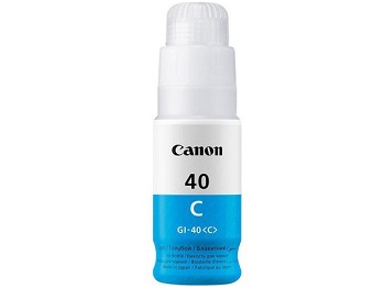 הזמן כאן דיו כחול למדפסת קנון GI-40 C דיו Canon Cyan 40