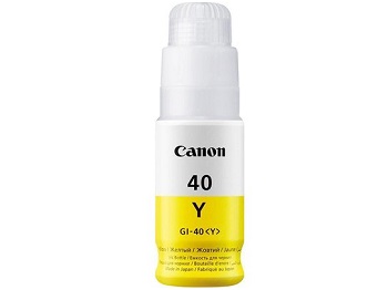 הזמן כאן דיו צהוב למדפסת קנון GI-40 Y דיו Canon Yellow 40